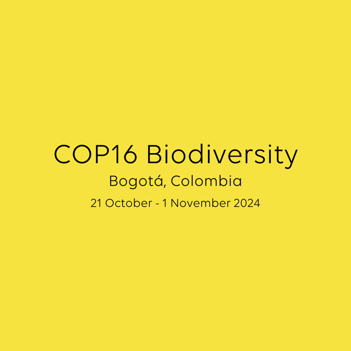 16th Conference of Parties on Biological Diversity | Climate Chance